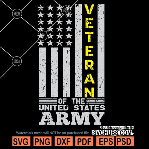 American Flag Veteran Svg File Bank Home