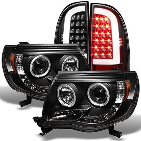 Buy Akkon For Toyota Tacoma Runner Black Led Halo Projector