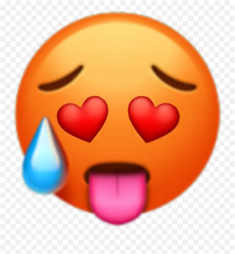 Emojis Hearteyes Hot Tongueout Aesthetic Mine Free Iphone Emojis Hot