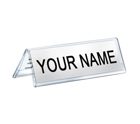 Buy Acrylic Name Plate Table Desk Name Plate For Office Inches