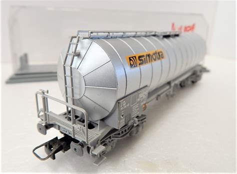 JOUEF WAGON MARCHANDISE CITERNE SIMOTRA A BOGIES ATTELAGE NEM EN BO
