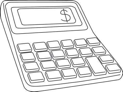 Desenhos De Calculadora 8 Para Colorir E Imprimir ColorirOnline