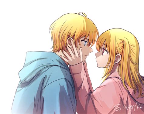 Hoshino Aquamarine And Hoshino Ruby Oshi No Ko Drawn By Asgykk Danbooru