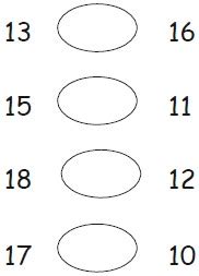 Ejercicios De Anterior Y Posterior Para Primero De Primaria