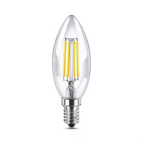 Lámpara Led Vela Vintage Deco 4w 40w E14 Luz Cálida Color De La Luz
