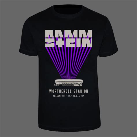 T Shirt Europe Stadium Tour 2024 Klagenfurt Rammstein Shop