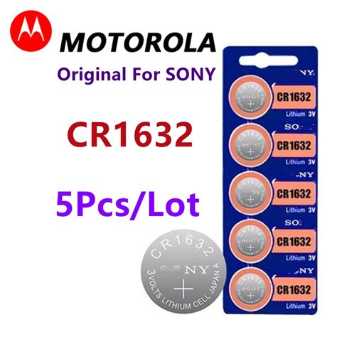 Original For SONY CR1632 Coin Cells Batteries CR 1632 DL1632 BR1632