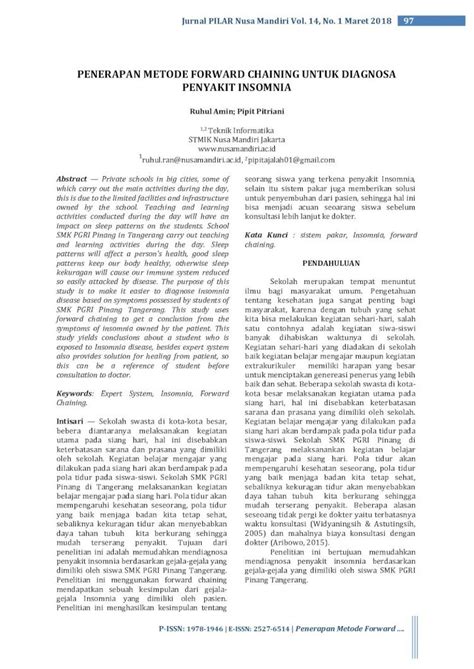 pdf penerapan metode forward chaining untuk diagnosa … · 2019 10 28 · jenis dan sumber data