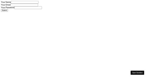 Dynamic Form Generator Example Codesandbox