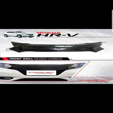 Jual Jual Front Grill Gril Depan Mugen Carbon Honda Hrv Berkualitas Di