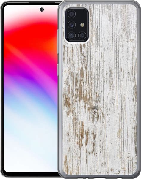 Samsung Galaxy A52 5G Hoesje Structuur Van Houten Planken Siliconen