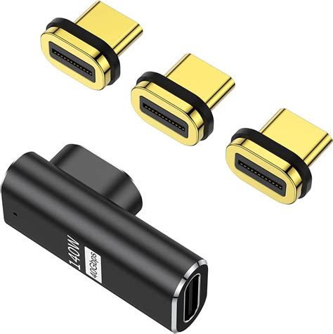Amazon AuviPal 140W Magnetic 90 Degree Right Angle USB C Adapter