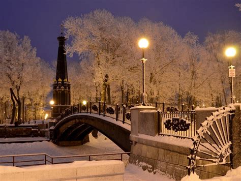 Night Winter City Wallpapers Wallpaper Cave