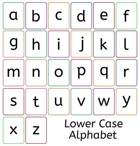 Free Printable Letters Of The Alphabet Upper And Lower Case