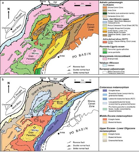 A Simplified Tectonic Map Of The North Western Part Of The Western