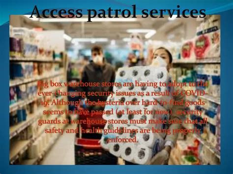 Ppt Big Box Warehouse Stores Face Mounting Security Issues Powerpoint
