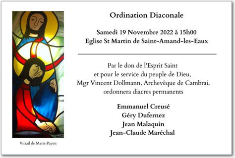 Ordinations Diaconales