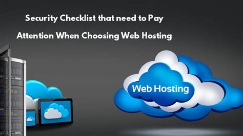 Important Checklist To Be Followed When Choosing Web Hosting