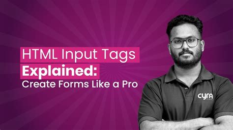 Mastering HTML Input Tags A Beginners Guide I MERN Stack Tutorial I