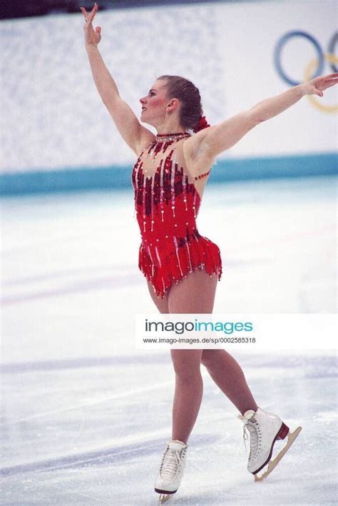 Tonya Harding Performing Her Technical Program During The XVll Winter