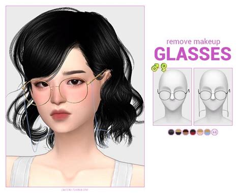 Remove Makeup Glasses Patreon Sims 4 Cc Eyes Sims Mods Sims 4 Cc Makeup