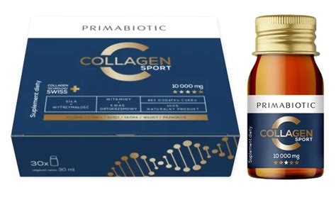 Primabiotic Collagen Kolagen Sport Do Picia Szt X Ml