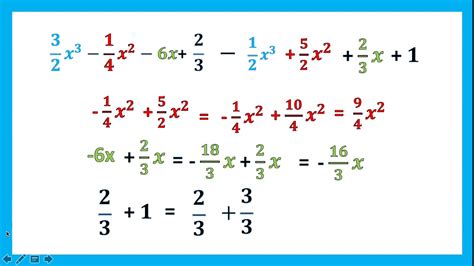 Ejercicios De Sumas Y Restas De Expresiones Algebraicas YouTube