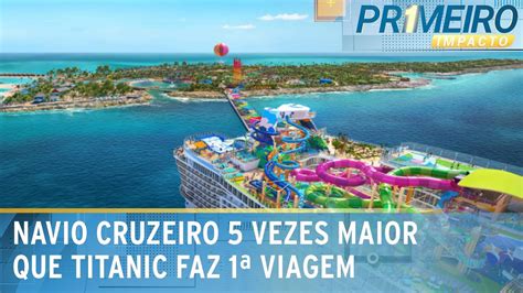 Icon Of The Seas Maior Navio De Cruzeiro Do Mundo Faz Primeira Viagem