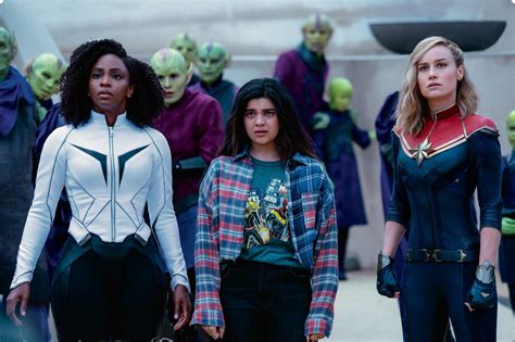 The Marvels Kamala Khan Carol Danvers And Monica Rambeau Marvel S