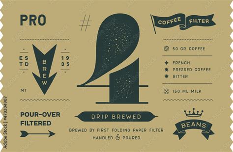 Coffee Tag Label Modern Tag Label For Brand Logo Sticker Coffee