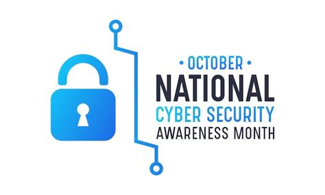 Premium Vector National Cyber Security Awareness Month Is Observed