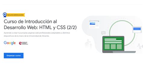 Curso de Introducción al Desarrollo Web HTML y CSS 2 2 CIT La Falda