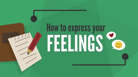 How To Express Your Feelings Tips For Express Emotion Youtube