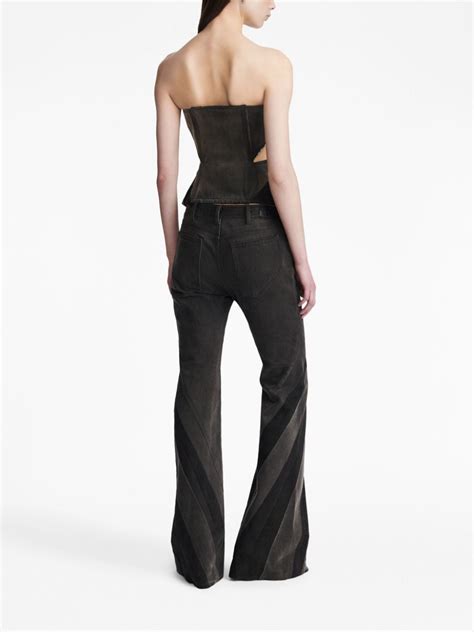 Dion Lee Darted Denim Corset Smart Closet