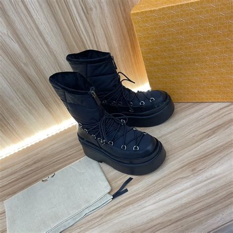 Naked Wolfe Naked Wolfe Bottes De Neige En Métal Brodé De Renard Pour