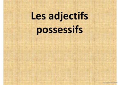 38 Adjectifs Français FLE powerpoints
