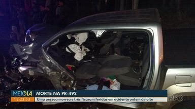 Meio Dia Paran Noroeste Carro Invade Pista Contr Ria E Causa