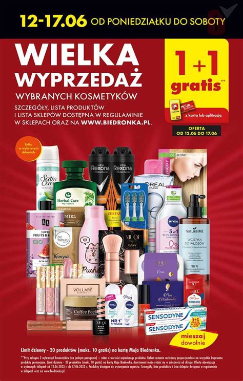 Biedronka 12 06 2023 W tym tygodniu wielka wyprzedaż kosmetyków