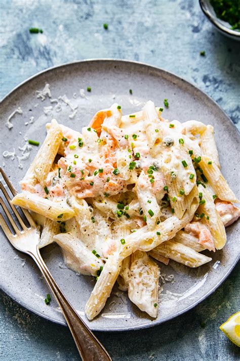Recipe For Pasta With Smoked Salmon Peas And Cream Bryont Blog