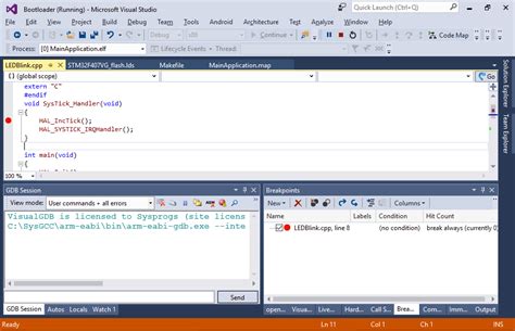 creating an embedded bootloader with visualgdb visualgdb tutorials