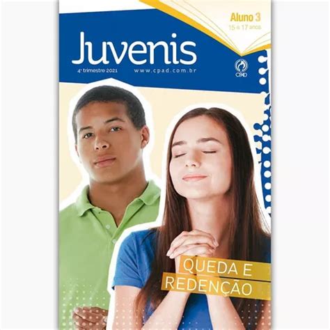 Revista Ebd Juvenis Aluno 4º Trimestre 2021 Cpad MercadoLivre