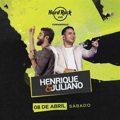 Programação e ingressos para o show de Henrique e Juliano em