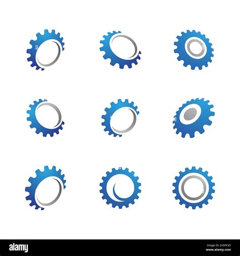 Gear Vector Icon Illustration Design Template Stock Photo Alamy