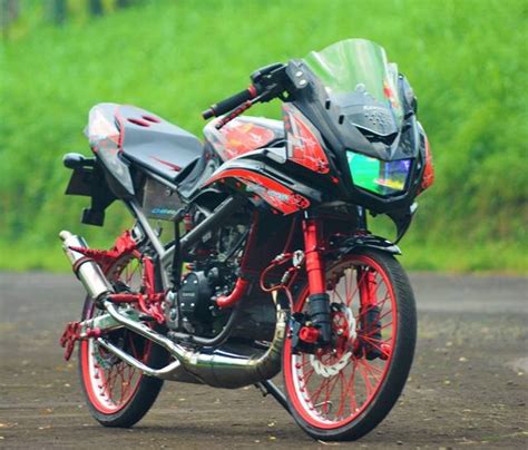 Gambar Modifikasi Motor Ninja Rr Cc Tak Warna Hijau Minimalis