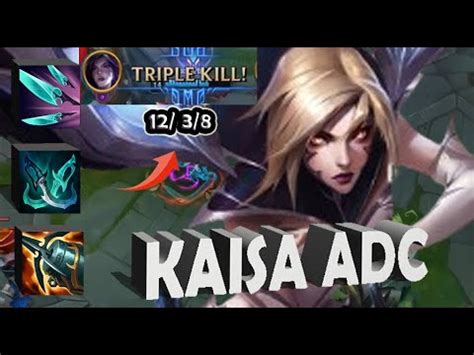 Kaisa Vs Jinx TRIPLE KILL ADC KOREA MASTER Patch 14 7 YouTube