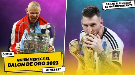POR QUE MESSI NO MERECE EL BALON DE ORO 2023 EL BALÓN DE ORO ES UN