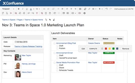 Confluence Team Collaboration Software Atlassian
