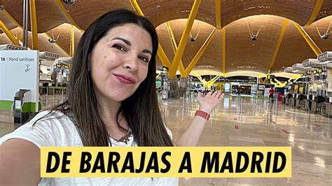 Cómo ir del Aeropuerto de Barajas al Centro de Madrid 4K YouTube