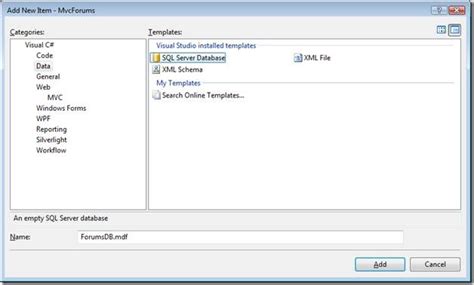 stephen walther on asp mvc asp mvc application building forums 2 create the first