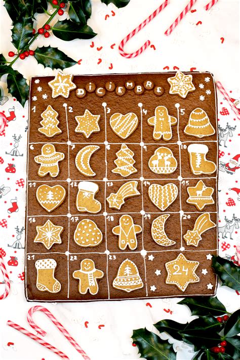 Calendario De Adviento De Galletas De Jengibre